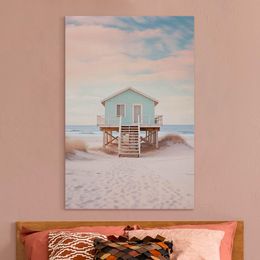 Akustikbild Strandhaus im Sonnenuntergang
