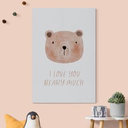Akustikbild Beary Much Love Aquarell