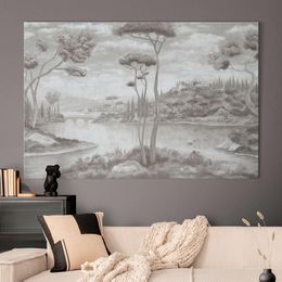 Akustikbild Idyllische Landschaft mit antikem Tempel