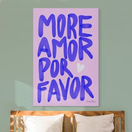 Akustikbild More Amor Por Favor Blau