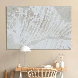Akustikbild Tritonmuschel Silhouette auf Leinen