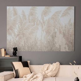 Akustikbild Wildes Pampasgras Beige