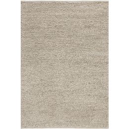 Teppich FLAIR RUGS "Minerals", grau (hellgrau), B:120cm H:10mm L:170cm, Kunstfaser, Wolle, Teppiche, Teppich, Teppich aus Wollmischung, gekn&uuml;pftes Design, meliert