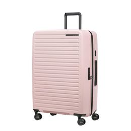 Hartschalen-Trolley Samsonite "RESTACKD, verschiedene Gr&ouml;&szlig;en und Farben", Gr. B/H/T: 51cm x 75cm x 29cm 99 l, rose, Polypropylen, unifarben, Koffer, f&uuml;r Urlaub, Reise, Ferien und Gesch&auml;ftsreise, mit Volumenerweiterung
