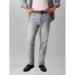 Straight-Jeans Calvin Klein Jeans, Herren, Gr. 32, L&auml;nge 30, washed signal, Denim/Jeans, Obermaterial: 100% Baumwolle, straight fit normal, Jeans Straight-Jeans, Regular fit mit Taschen