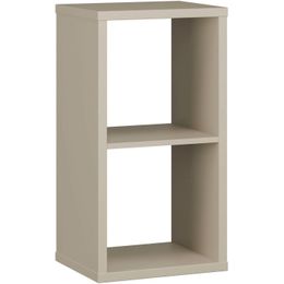 Standregal FORTE "Mauro", taupe, B:39,5cm H:72,8cm T:32,9cm, Holzwerkstoff, Regale, Standregal, Regal mit 2 F&auml;chern, B/H/T 38,2x72,9x32,9 cm, langlebige Beschichtung