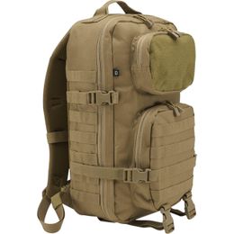Rucksack Brandit "Brandit Unisex US Cooper Patch Large Backpack", Gr. onesize, camel, Polyester, Rucks&auml;cke Rucksack