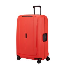Hartschalen-Trolley Samsonite "ESSENS, verschiedene Gr&ouml;&szlig;en und Farben", Gr. B/H/T: 56cm x 81cm x 34cm 140 l, lava, Polypropylen, Strukturmuster, Koffer, mit robustem Polypropylen-Geh&auml;use, mit mehreren F&auml;chern