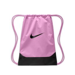 Sporttasche Nike "NK BRSLA DRAWSTRNG - X", lt magenta, schwarz, schwarz, Obermaterial: 100% Polyester, Taschen Sporttasche, sportlicher Stil, f&uuml;r Fitness und sportliche Aktivit&auml;ten