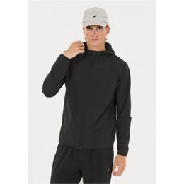 Trainingsjacke Virtus "Alonso V2", Herren, Gr. M, schwarz, 79% Polyamid, 21% Elasthan, unifarben, normal, hoch geschlossener Ausschnitt, Jacken Trainingsjacke, mit feuchtigkeitsregulierender Funktion
