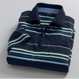 Hajo Herren Poloshirt marine Gr&ouml;&szlig;e 60/62