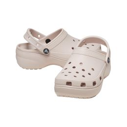 Sneaker Crocs "Classic Plattform Clog W", Herren, Gr. 36, gr&uuml;n (rosa), Obermaterial: 50% Polyester PES. 50% Sonstiges Material (Ananasfaser) AM_PF ., Schuhe Sneaker