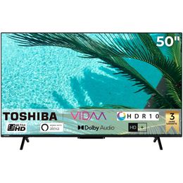 Toshiba DLED-Fernseher, Energieeffizienz: E (A-G), schwarz, 50 &Prime;, Fernseher