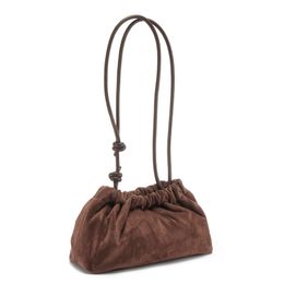 Umh&auml;ngetasche Vivance "Minibag", Damen, Gr. B/H/T: 25cm x 16cm x 9cm, braun, Textil, unifarben, Taschen Umh&auml;ngetasche, Handtasche, Crossbody Bag, Damentasche; Schultertasche VEGAN