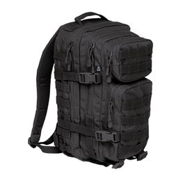 Rucksack Brandit "Brandit Herren Medium US Cooper Backpack", Gr. onesize, schwarz, Polyester, Rucks&auml;cke Rucksack
