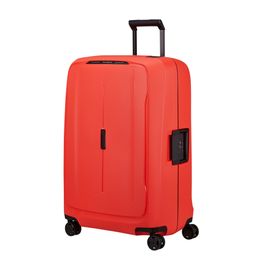 Hartschalen-Trolley Samsonite "ESSENS, verschiedene Gr&ouml;&szlig;en und Farben", Gr. B/H/T: 52cm x 75cm x 33cm 111 l, lava, Polypropylen, Strukturmuster, Koffer, mit robustem Polypropylen-Geh&auml;use, mit mehreren F&auml;chern