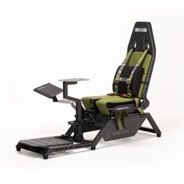 Next Level Racing Flugsimulations-Cockpit Boeing Military Edition schwarz-oliv