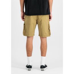 Shorts Alpha Industries "Flying Tigers Shorts", Herren, Gr. 31, Normalgr&ouml;&szlig;en, gr&uuml;n (khaki), Obermaterial: 100% Baumwolle, Hosen Shorts