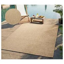 Teppich Bruno Banani "Venezia, auch als L&auml;ufer", sand, B:120cm H:4mm L:160cm, Kunstfaser, Teppiche, Teppich, In- und Outdoor geeignet, Sisal-Optik, Wetterfest & UV-best&auml;ndig