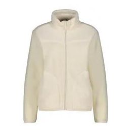alife and kickin Fellimitatjacke ALIFE & KICKIN "Damen LysannAK T &Uuml;bergangsjacke, Jacke", Damen, Gr. XXL, ivory wei&szlig;, 100% Polyester, Jacken, mit Stehkragen aus Teddyfleece und weichem Materialmix