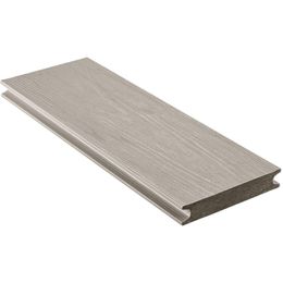 NATURinFORM WPC-Terrassendiele 25x140 mm Piazza Pro silber teak, 4000 mm