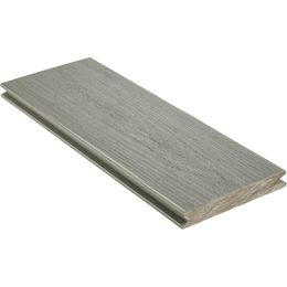 NATURinFORM WPC-Terrassendiele 21x140 mm Piazza Mondo graphitgrau massiv, 4000 mm