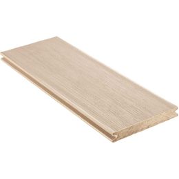 NATURinFORM WPC-Terrassendiele 19x140 mm Piazza Prima nordische Esche massiv, 4000 mm