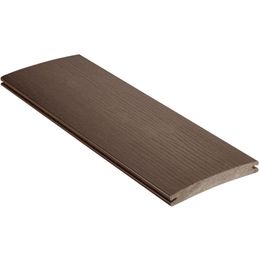 NATURinFORM WPC-Terrassendiele 19x139 mm DIE SMARTE schwarzbraun massiv, 3000 mm