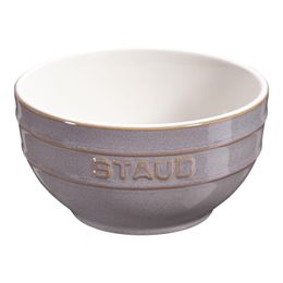 Staub Ceramique Sch&uuml;ssel 12 cm, rund, Antik-Grau, Keramik