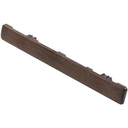 NATURinFORM WPC-Abdeckkappen-Set f&uuml;r DIE KOMPAKTE plus Wabenprofildiele schwarzbraun, 1 Pack g&uuml;nstig