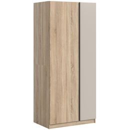 Dreht&uuml;renschrank OAKLAND ca.80x183x53cm Sonoma Eiche