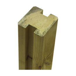 Profilpfosten, 2 Spuren, H&ouml;he 2680 mm, natur kaiserkraft