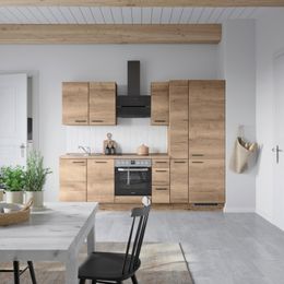Nobilia K&uuml;chenblock Structura High m. Ger&auml;ten Eiche dunkel