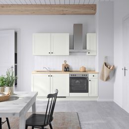 Nobilia K&uuml;chenblock Cascada Low m. Ger&auml;ten Wei&szlig;