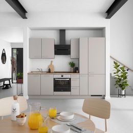 Nobilia K&uuml;chenblock Touch High m. Ger&auml;ten Grau