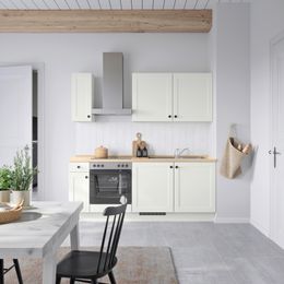 Nobilia K&uuml;chenblock Cascada Low m. Ger&auml;ten Wei&szlig;