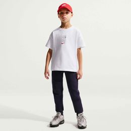 T-Shirt Nike Sportswear "K NSW TEE M90 AM95 REFLECTIVE", Jungen, Gr. L, wei&szlig;, Obermaterial: 100% Baumwolle, Shirts T-Shirt, f&uuml;r Jugendliche, sportlicher Stil, f&uuml;r Sportmode und Streetwear