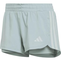 Adidas PACER Funktionsshorts Damen - Gr&ouml;&szlig;e S - gr&uuml;n
