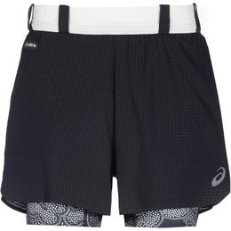 asics METARUN 4IN 2-N-1 Laufshorts Herren - Gr&ouml;&szlig;e XL - schwarz