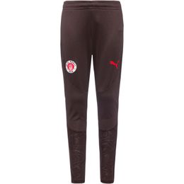 Puma FC St. Pauli Trainingshose Kinder - Gr&ouml;&szlig;e 176 - braun