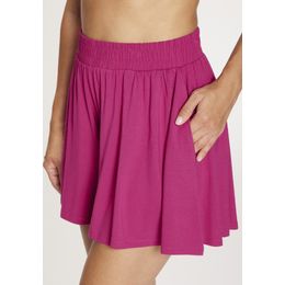 Shorts Vivance ACTIVE, Gr. L (44/46), N-Gr, pink, Single Jersey, Obermaterial: 95% Viskose, 5% Elasthan, unifarben, Basic, figurumspielend kurz, Hosen Shorts, Rockhosen-Design
