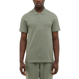 Poloshirt Mustang "PACO", Herren, Gr. M, gr&uuml;n (agave gr&uuml;n), Piqu&eacute;, Obermaterial: 100% Baumwolle, normal h&uuml;ftbedeckend, ohne Ausschnitt, Shirts, Trageangenehme Baumwollqualit&auml;t