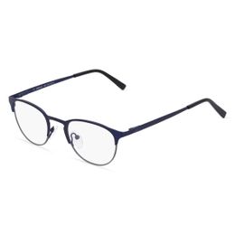 Fielmann MC 576 FLEX FA Brille Teenager | Fassung: Vollrand, Panto, Blau Gun