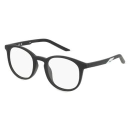 Nike 5545 Brille Teenager | Fassung: Vollrand, Rund, Schwarz Matt