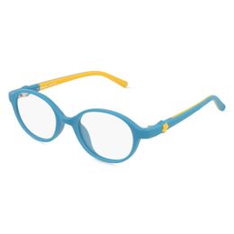 Fielmann OU 013 CL Brille Teenager | Fassung: Vollrand, Oval, Petrol Orange