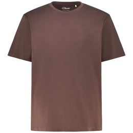 Gro&szlig;e Gr&ouml;&szlig;en s.Oliver Basic-T-Shirt Farbe braun Gr&ouml;&szlig;e: 4XL