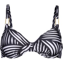 Lascana B&uuml;gel-Top Bikini Oberteil Damen - Gr&ouml;&szlig;e 38 / C - grau