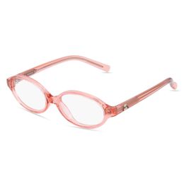 Fielmann BENNI 003 CL Brille Teenager | Fassung: Vollrand, Oval, Lachs Kristall
