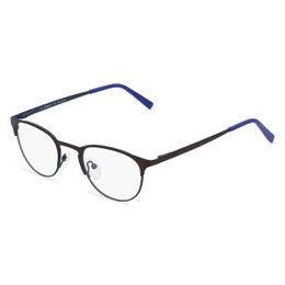 Fielmann MC 576 FLEX FA Brille Teenager | Fassung: Vollrand, Panto, Olive Blau