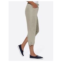 7/8-Hose Classic Basics, Damen, Gr. 38, Normalgr&ouml;&szlig;en, grau (stein), 100% Polyester, unifarben, 7/8-L&auml;nge, Hosen 7/8-Hose